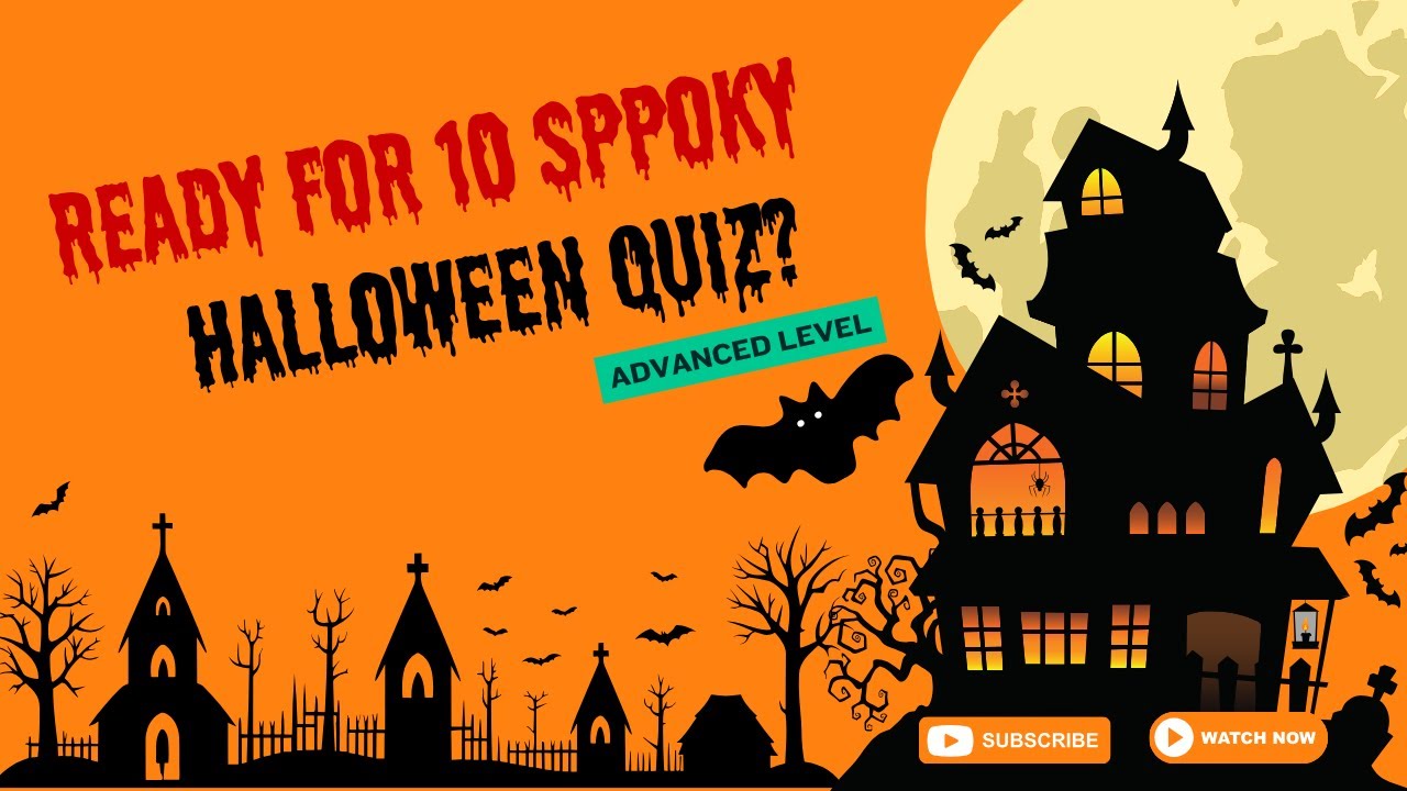 Spooky Fun Halloween Quiz for Smart Kids | Advanced Challenge for Ages ...