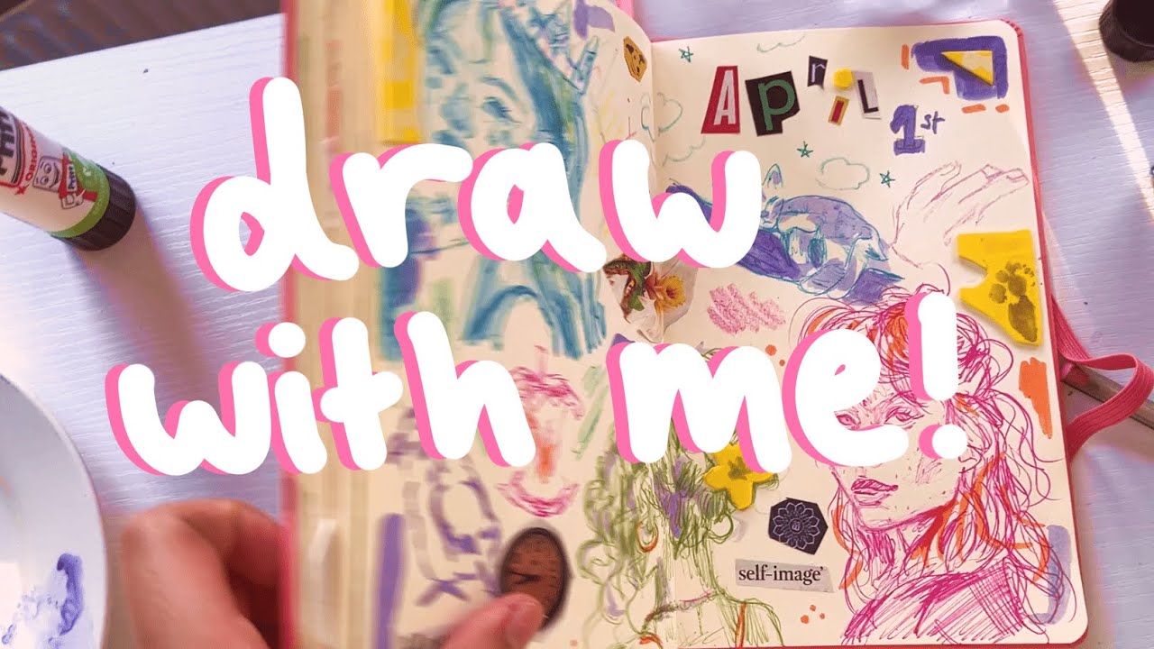 draw with me - experimenting in my sketchbook 🎨 - YouTube