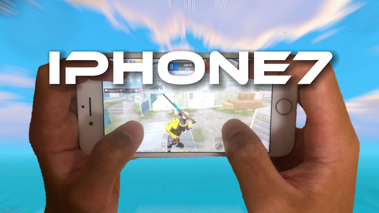 iPhone7 Game Test | HAND CAM | 4 Finger + FullGyro | PUBG MOBILE - YouTube