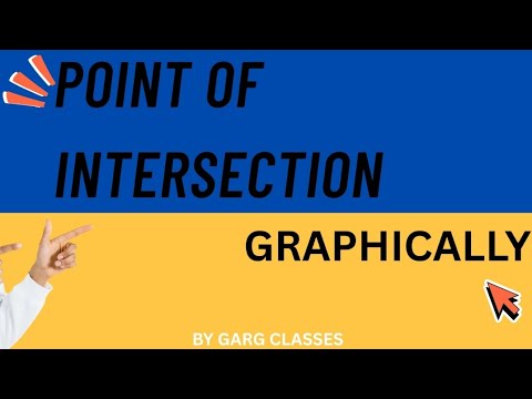 Point of intersection for class 12/ IIT/JEE MAINS #maths #important ...