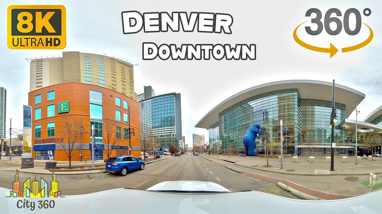 Denver - Downtown - VR 360 8K Video - YouTube
