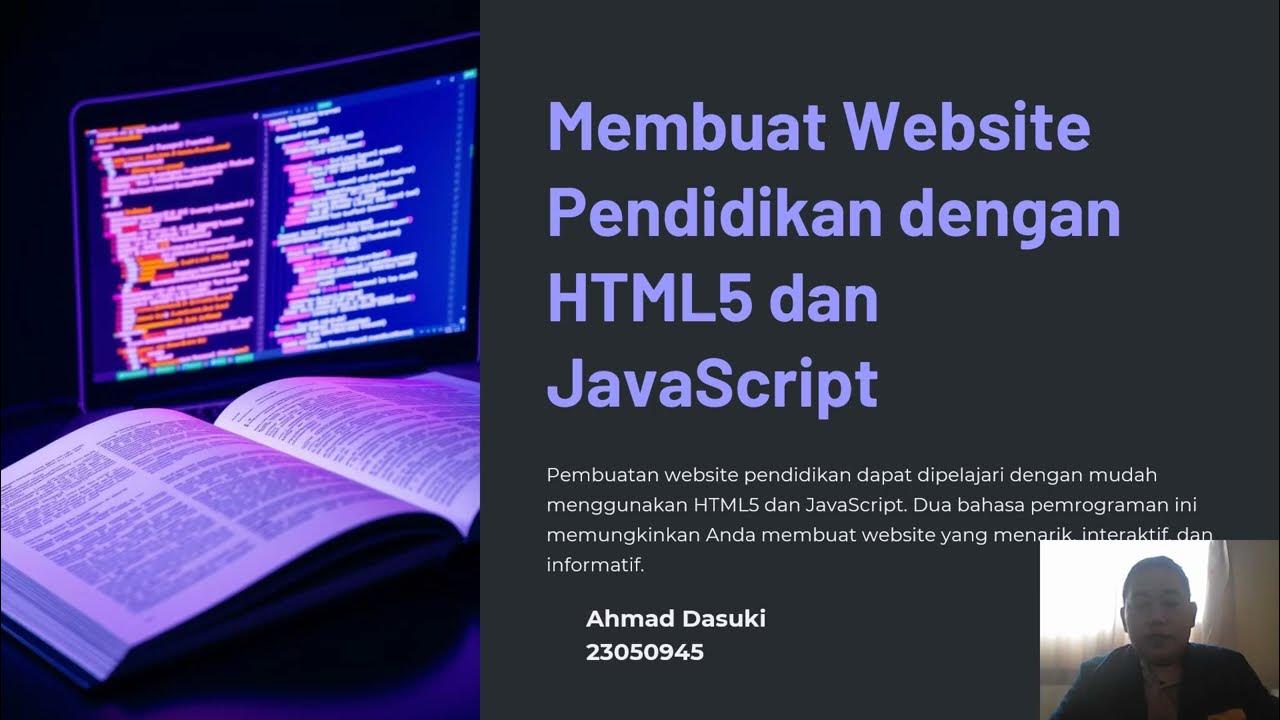 Membuat Website Pendidikan dengan HTML5 dan JavaScript - YouTube