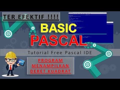 Program Pascal "Program Menampilkan Deret Kuadrat" - YouTube