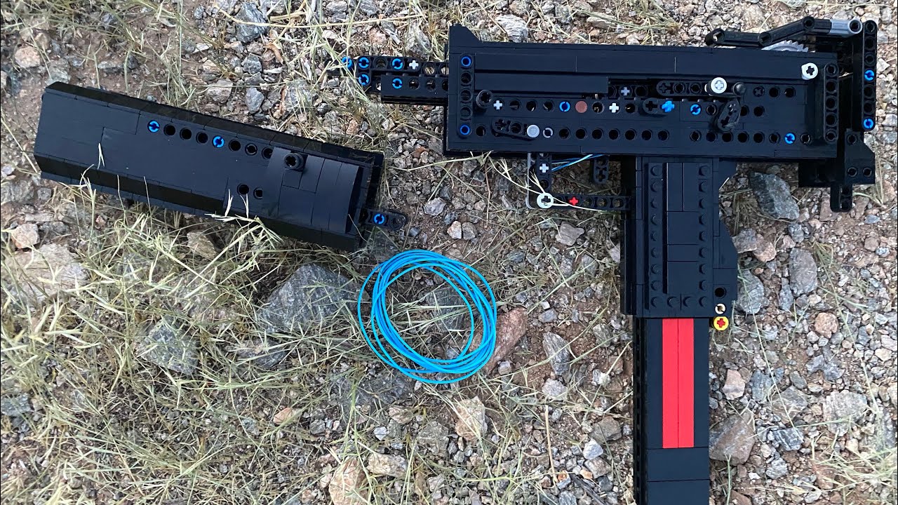 LEGO Full/Semi-Auto MAC-10 [Select-Fire Blowback] Kevin183 - YouTube