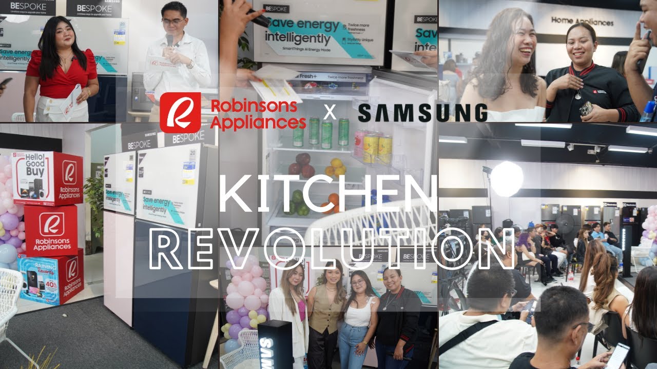 Robinsons Appliances | Kitchen Revolution featuring Samsung Bespoke ...