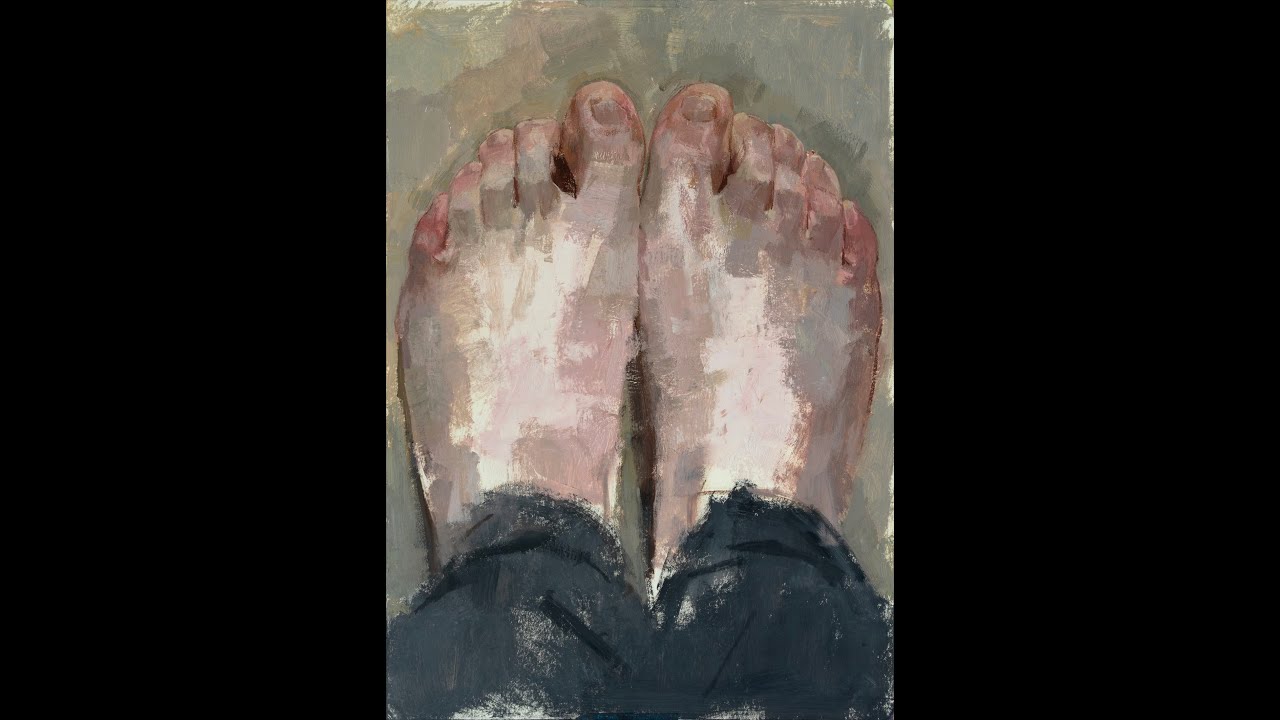 My Annual Foot Painting #art #painting - YouTube