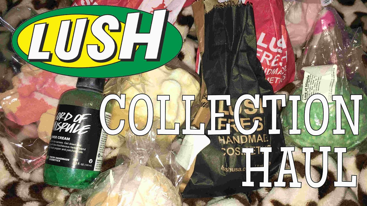 LUSH COLLECTION HAUL | Kinsey Elizabeth - YouTube