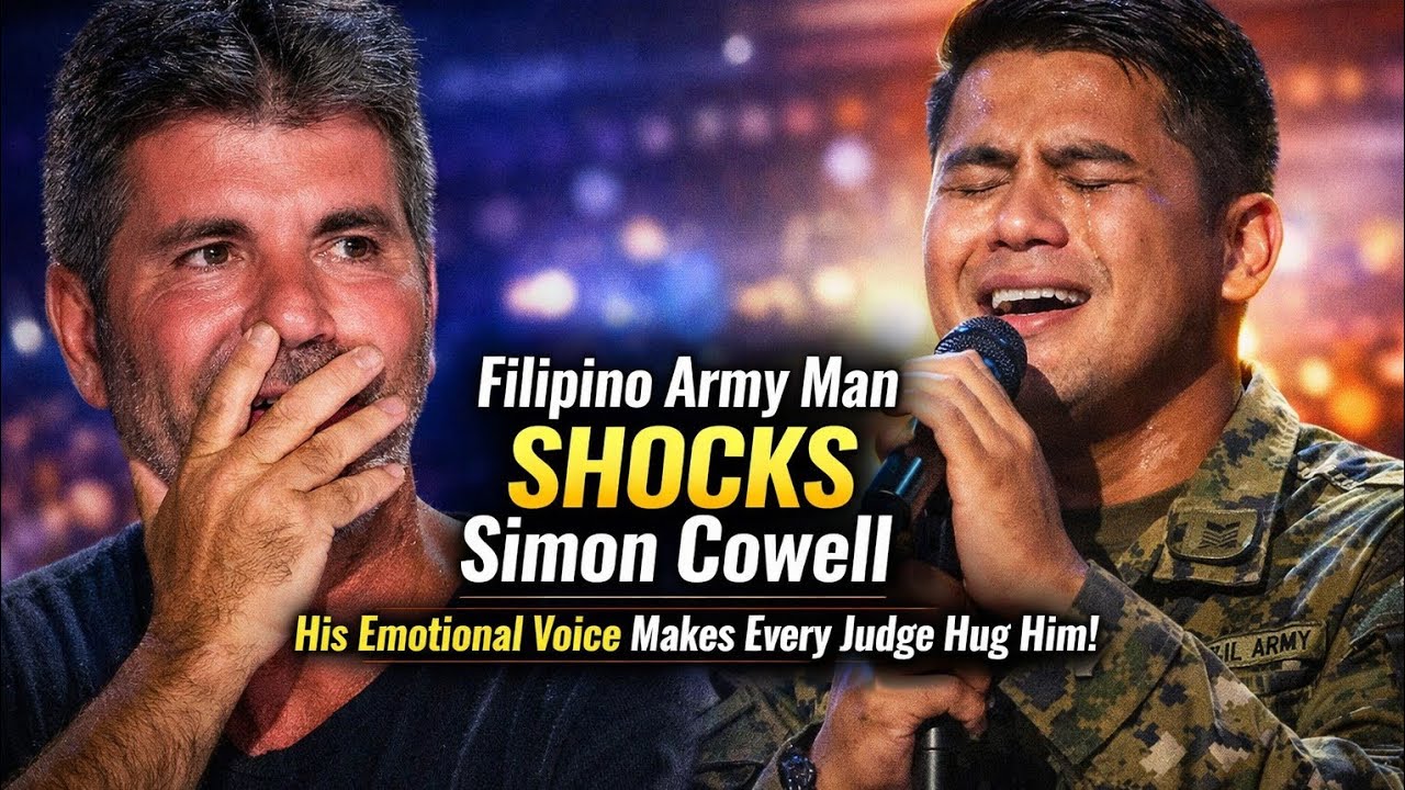 Filipino Army Man SHOCKS Simon Cowell | His Emotional Voice Makes Every ...