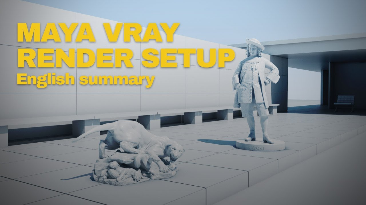 Maya Vray Render Setup | Shot Lighting Setup - YouTube