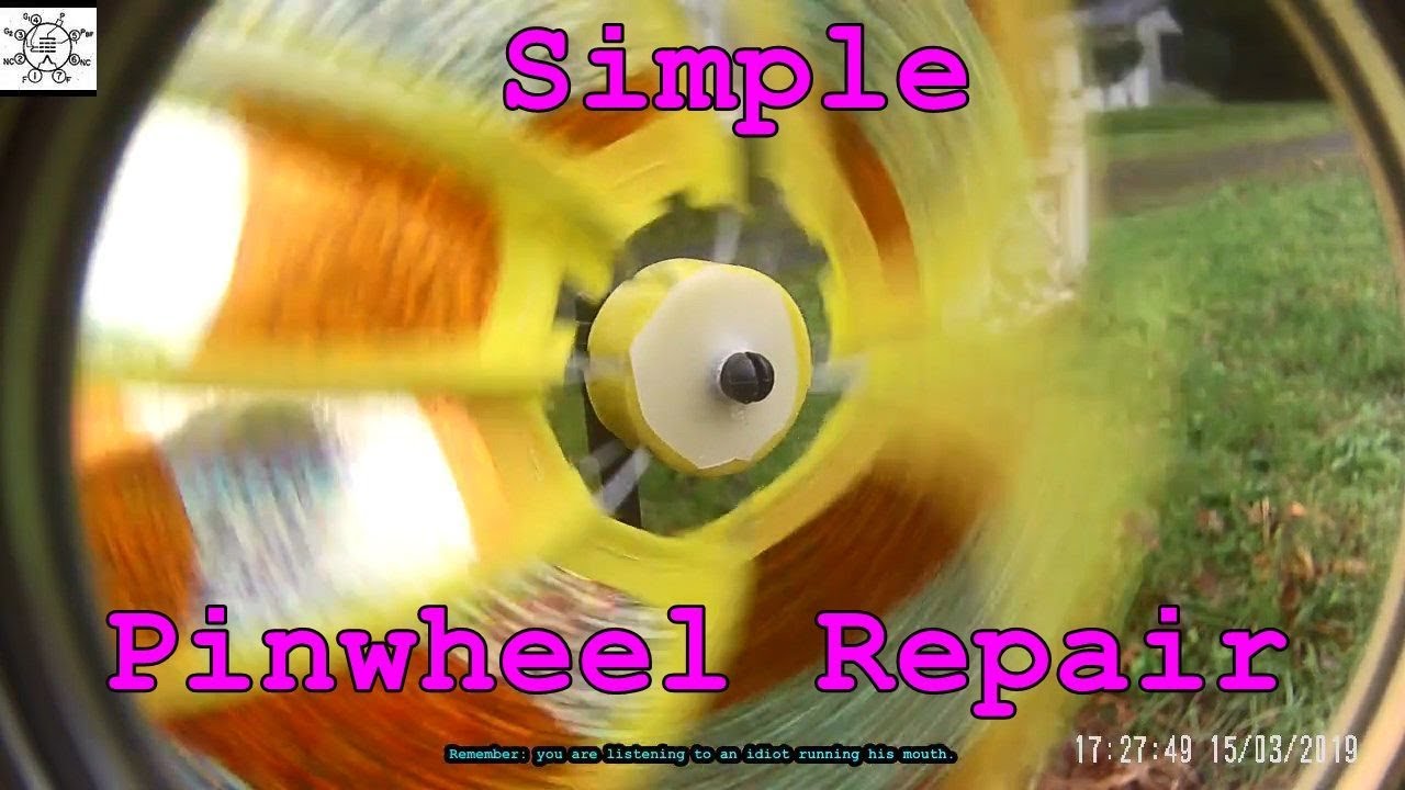 Simple Pinwheel Repair - YouTube