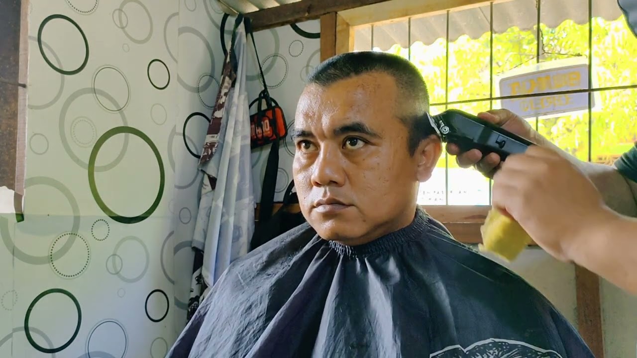 Cukuran Buzz Cut Menggunakan teknik Baru - Pola Urut Dari Atas Cocok ...