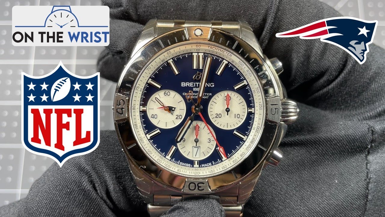 NEW OFFICIAL NFL Licensed Luxury Watch, Breitling Chronomat B01 42 NFL ...
