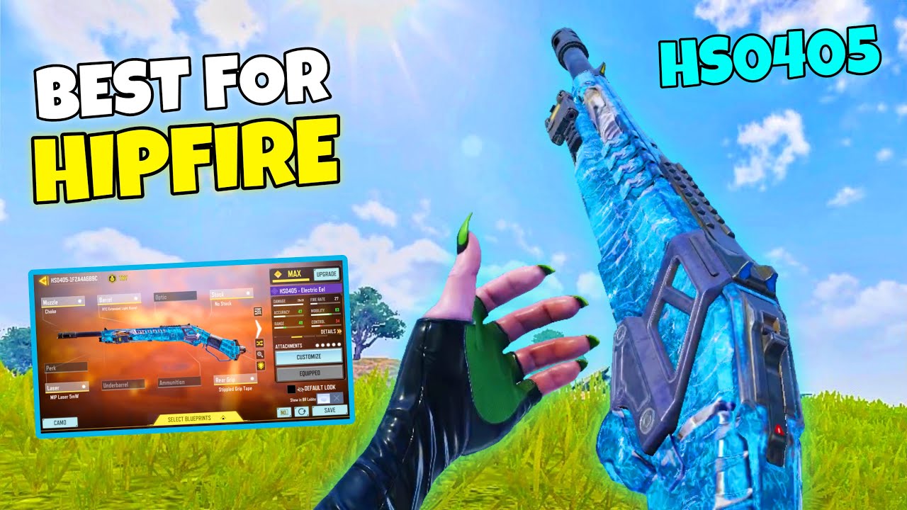 300+DAMAGE HS0405 GUNSMITH FOR HIPFIRE | Solo vs Squad | HSO405 ...