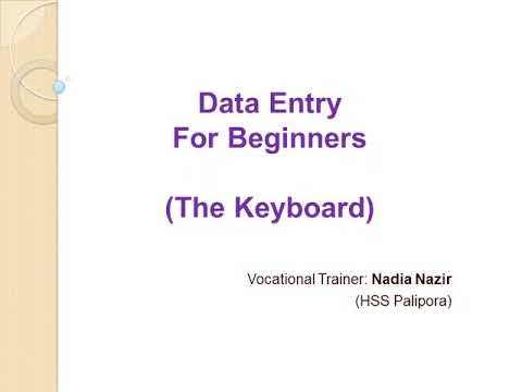Introduction to keyboard.. - YouTube