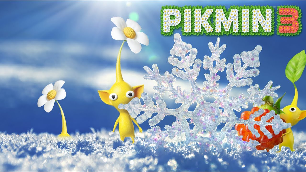 Pikmin 3 Deluxe Ep 1 Discovering a mysterious creature in the winter frost - YouTube
