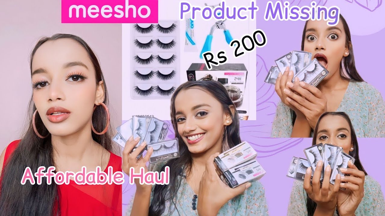 Meesho Scam ? Product Missing| Meesho Makeup Haul In just Rs 200| 5 ...