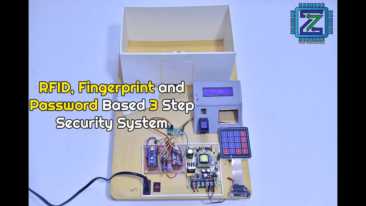 RFID, Fingerprint and Password Based 3 Step Security System ||#012 ...