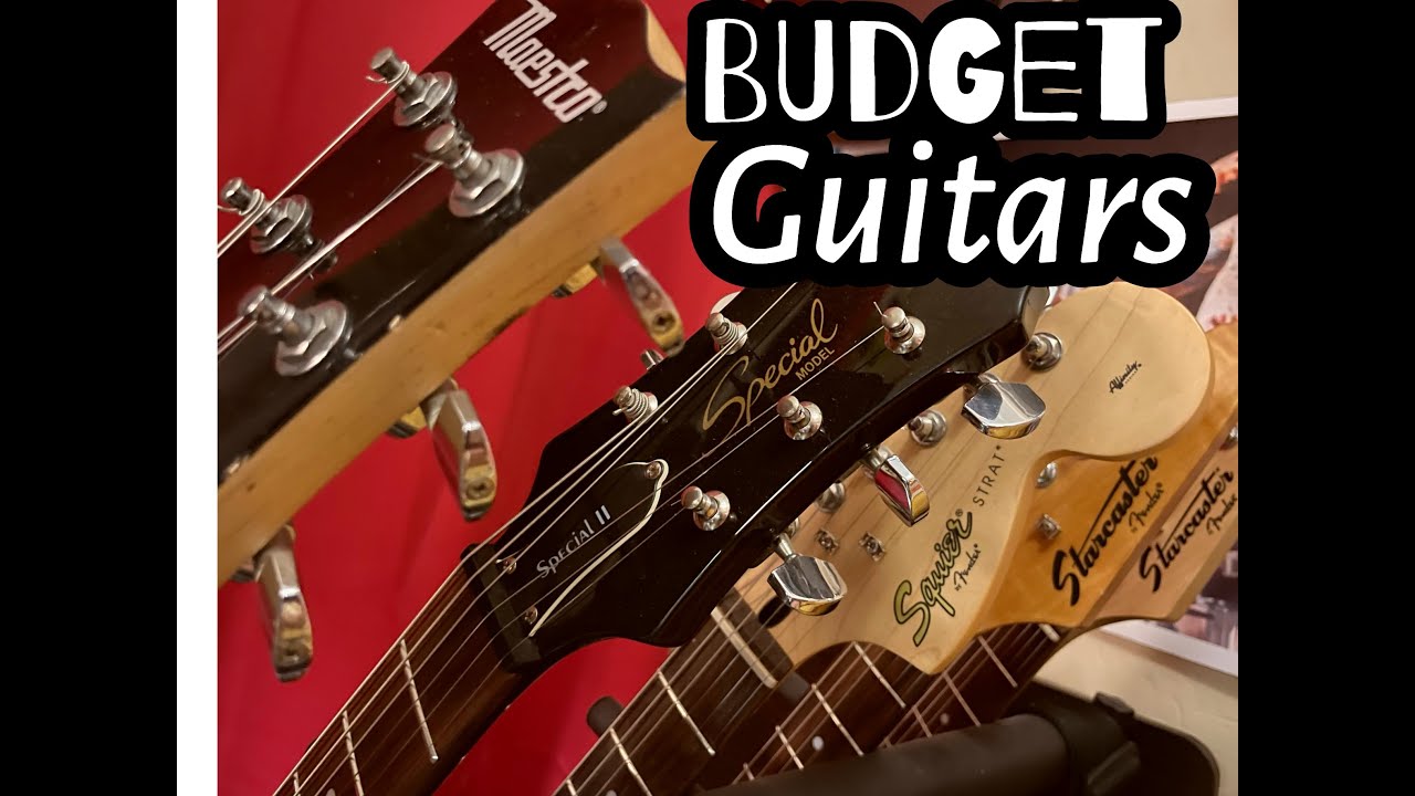 Budget guitar setup and shootout - YouTube