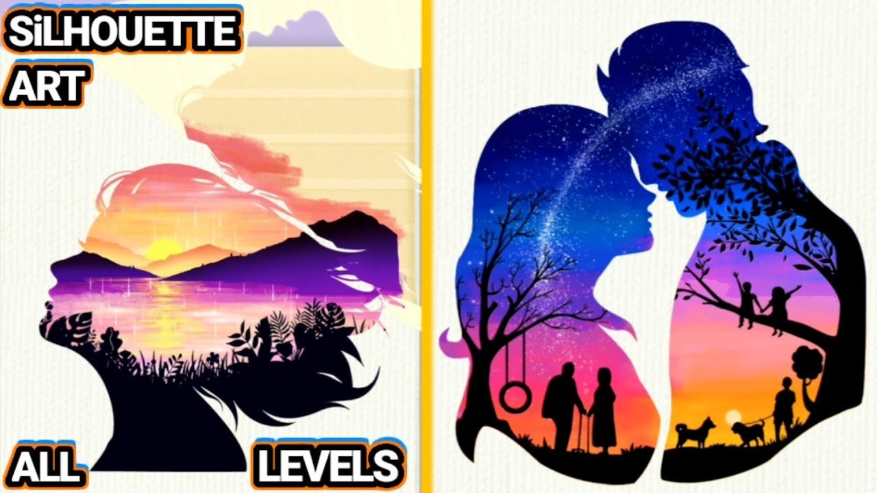 Silhouette Art Game FILGA - YouTube