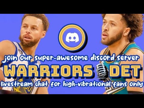 Warriors-Pistons! Steph Curry vs Cade! Live chat watch party for HIGH ...