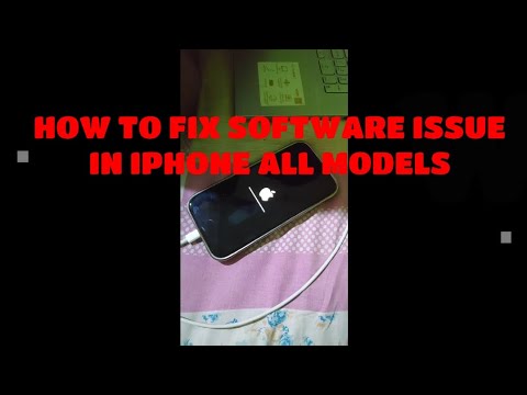 Software issue in iphone || stuck iphone|| recovery mode problem fix ...