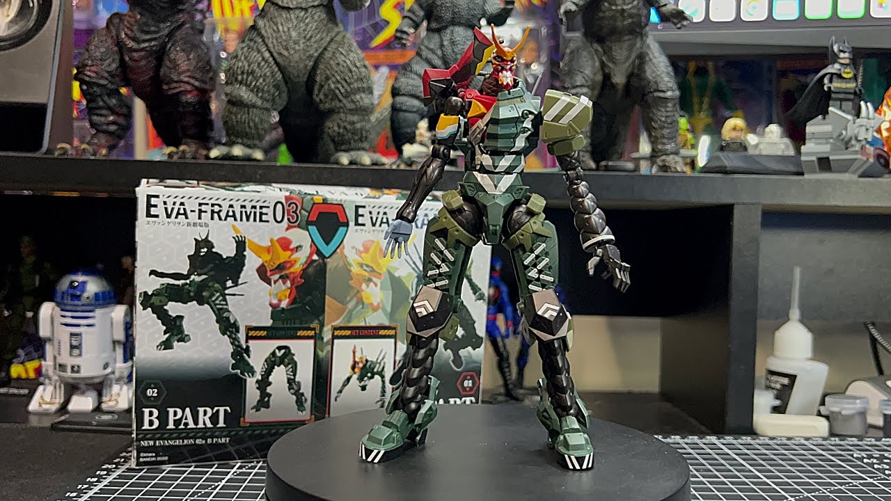 Bandai New Evangelion Eva Frame 03 Model Kit Review - YouTube