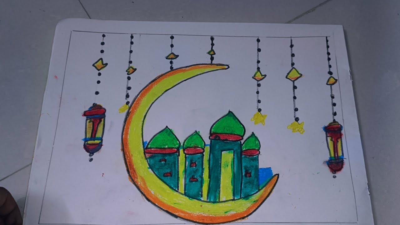 How to drawing Chand is Masjid drawing - YouTube