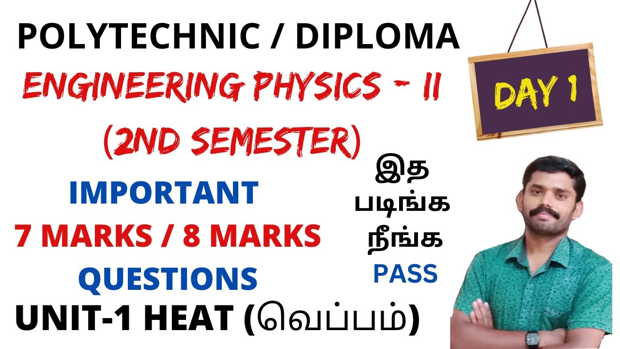 Engineering Physics 2 (2nd Sem) | Day 1 | Important 7 Marks & 8 Marks ...