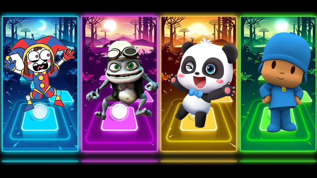 Pomini🆚Crazy Frog🆚Baby Bus🆚Pocoyo Coffin Dance Musix Game Play - YouTube
