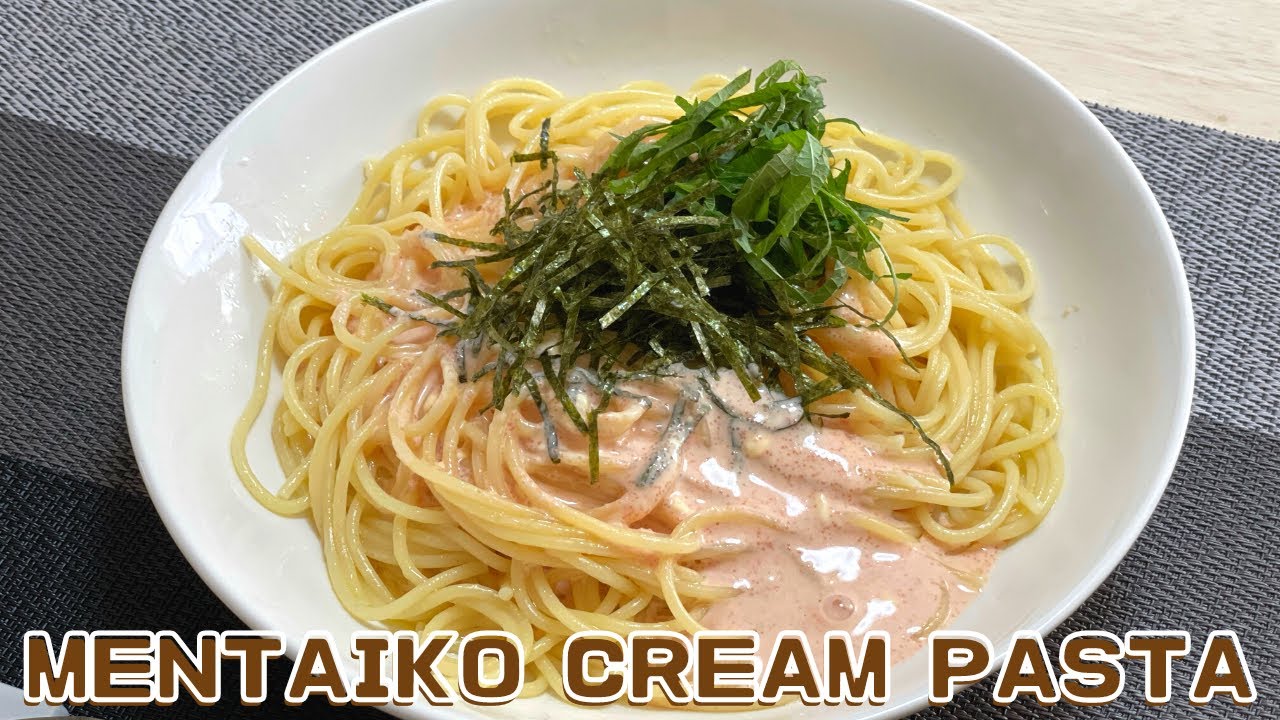 【Mentaiko cream pasta 】Japanese breakfast preparation【Spicy cod roe ...