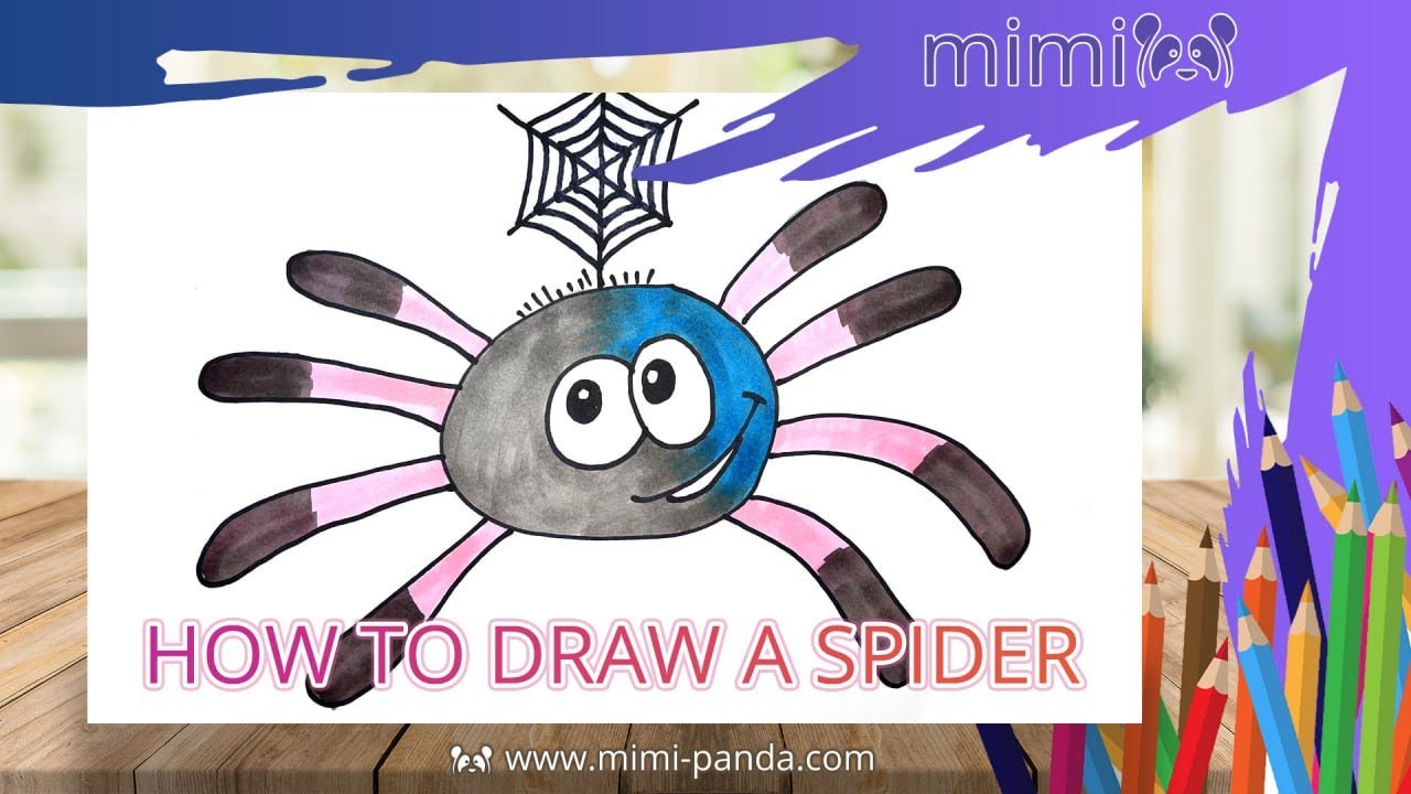 How to Draw a Spider: Weaving Artistic Magic in Easy Steps - YouTube