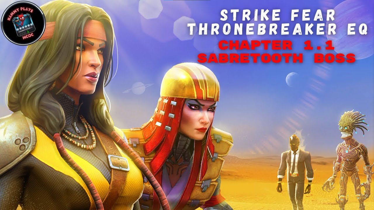 Strike Fear TB EQ | Chapter 1.1 Sabretooth Boss | MCOC - YouTube