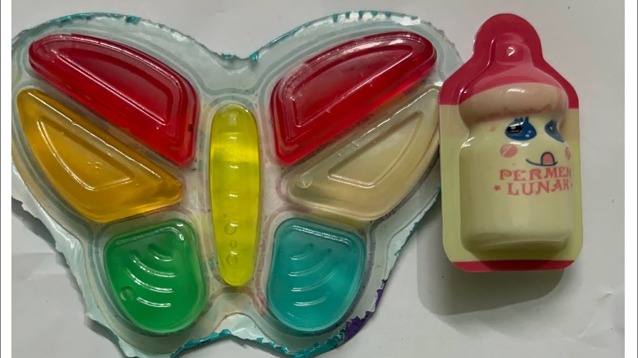 Satisfying video unboxing butterfly jelly - YouTube