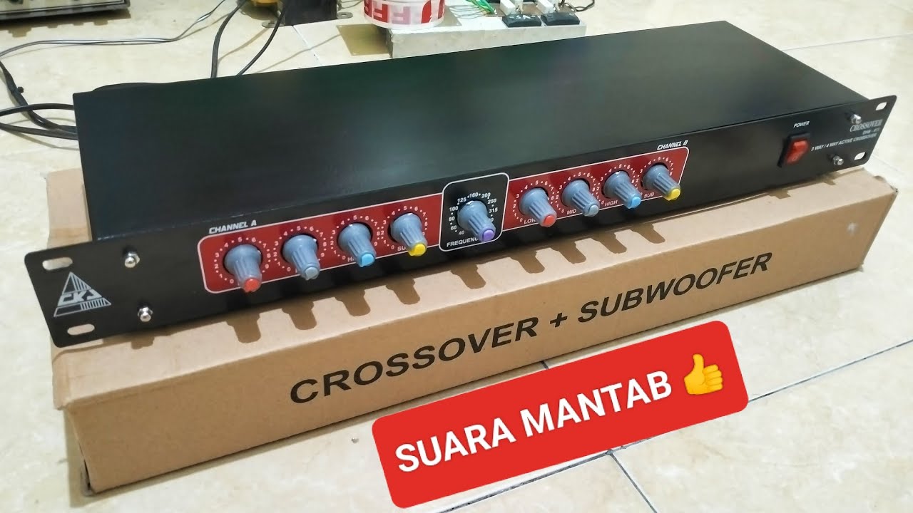 Unboxing dan Review Crossover + Sub CKJ Suara bersih dan Mantab - YouTube