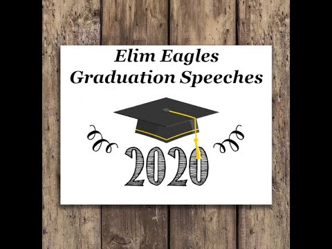 Graduation speeches for Elim Alaska, 2020 - YouTube