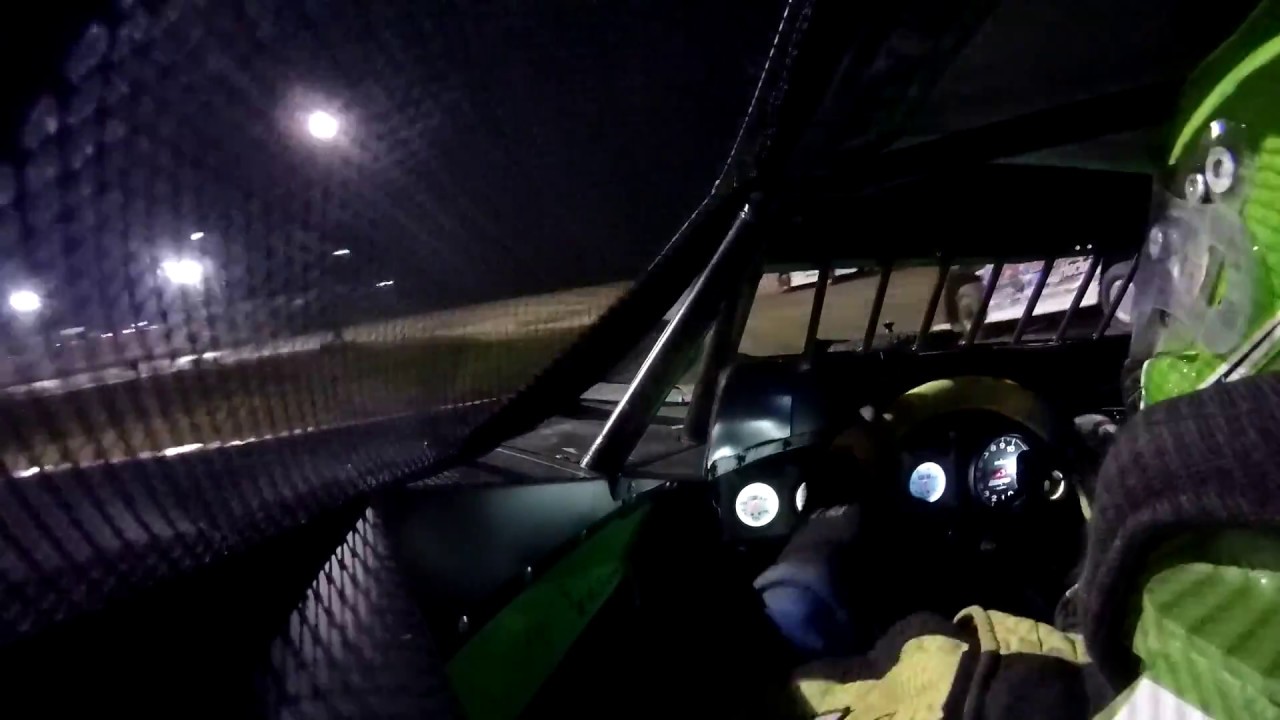 9/1/2017 Gillette Thunder Speedway heat race (in car front) - YouTube