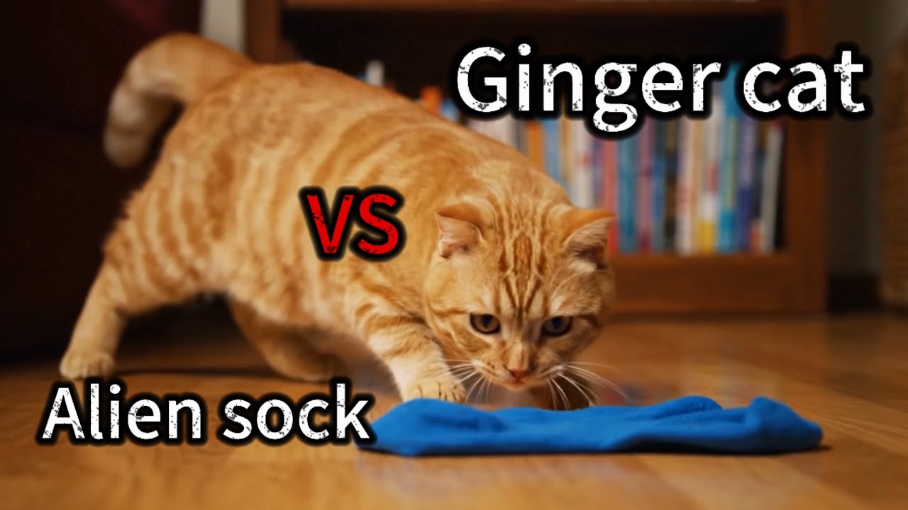 Ginger Cat Battles Mysterious Socks – Hilarious Pet Adventure - YouTube