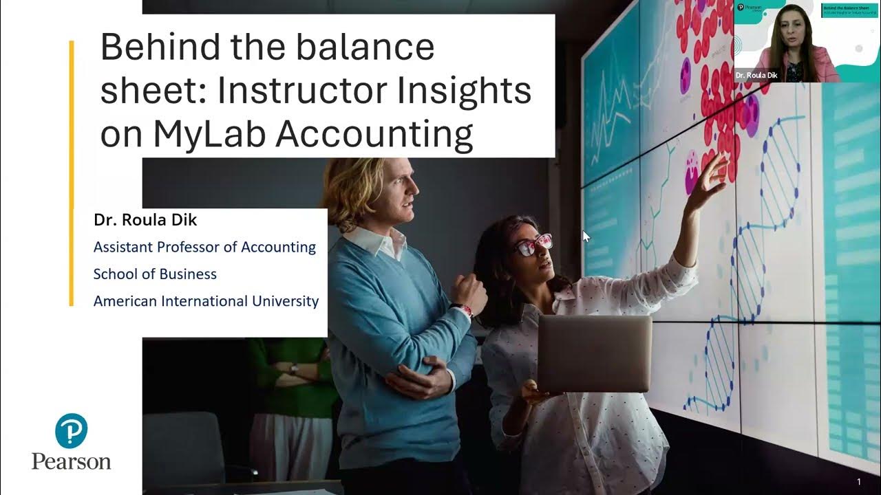 MyLab Accounting: Behind the balance sheet: Instructor Insights - YouTube