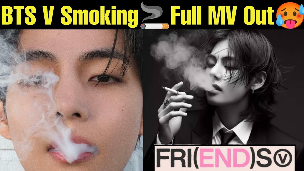 BTS V Smôking 🚬 Full MV Out 🥵 BTS Taehyung Photoshoot 😍 BTS V FRIENDS ...