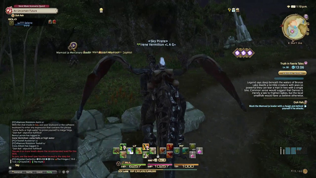 FFXIV : SCH Lv56 Ooh Rah - Walkthrough - YouTube