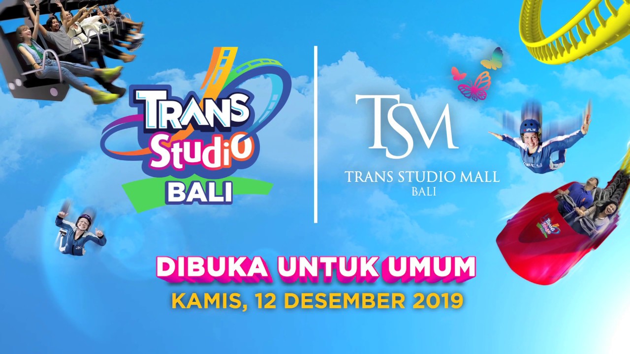 TRANS STUDIO BALI THEME PARK OPEN IN 12 DECEMBER 2019 - YouTube