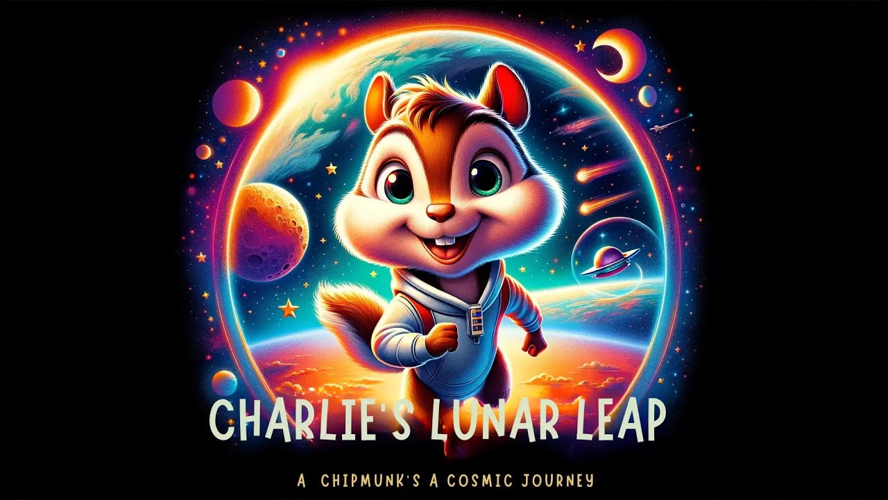 Charlie's Lunar Leap: A Chipmunk's Cosmic Journey - YouTube