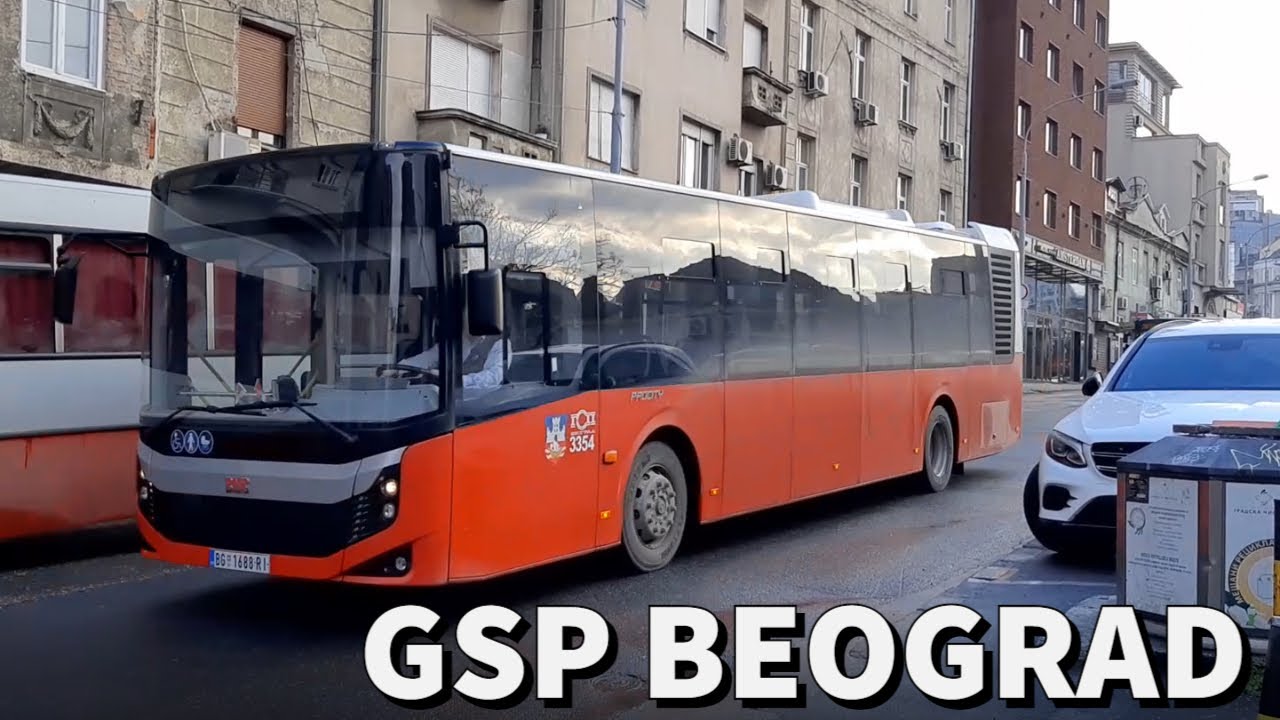 GSP Beograd BMC Procity #3354 - YouTube
