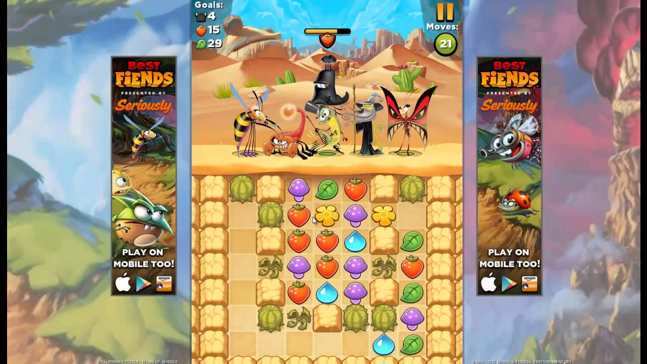 Best Fiends level 61 - Walkthrough - No Booster - YouTube