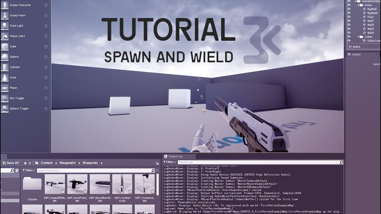 Weapon Kit - Tutorial 01: Basic Spawn and Wield - YouTube