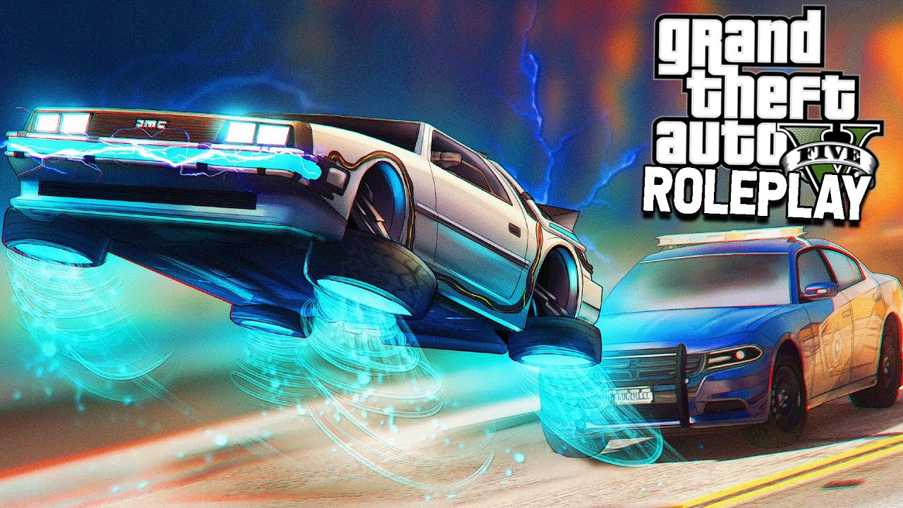 TROLLING THE COPS WITH A FLYING CAR - GTA RP - YouTube