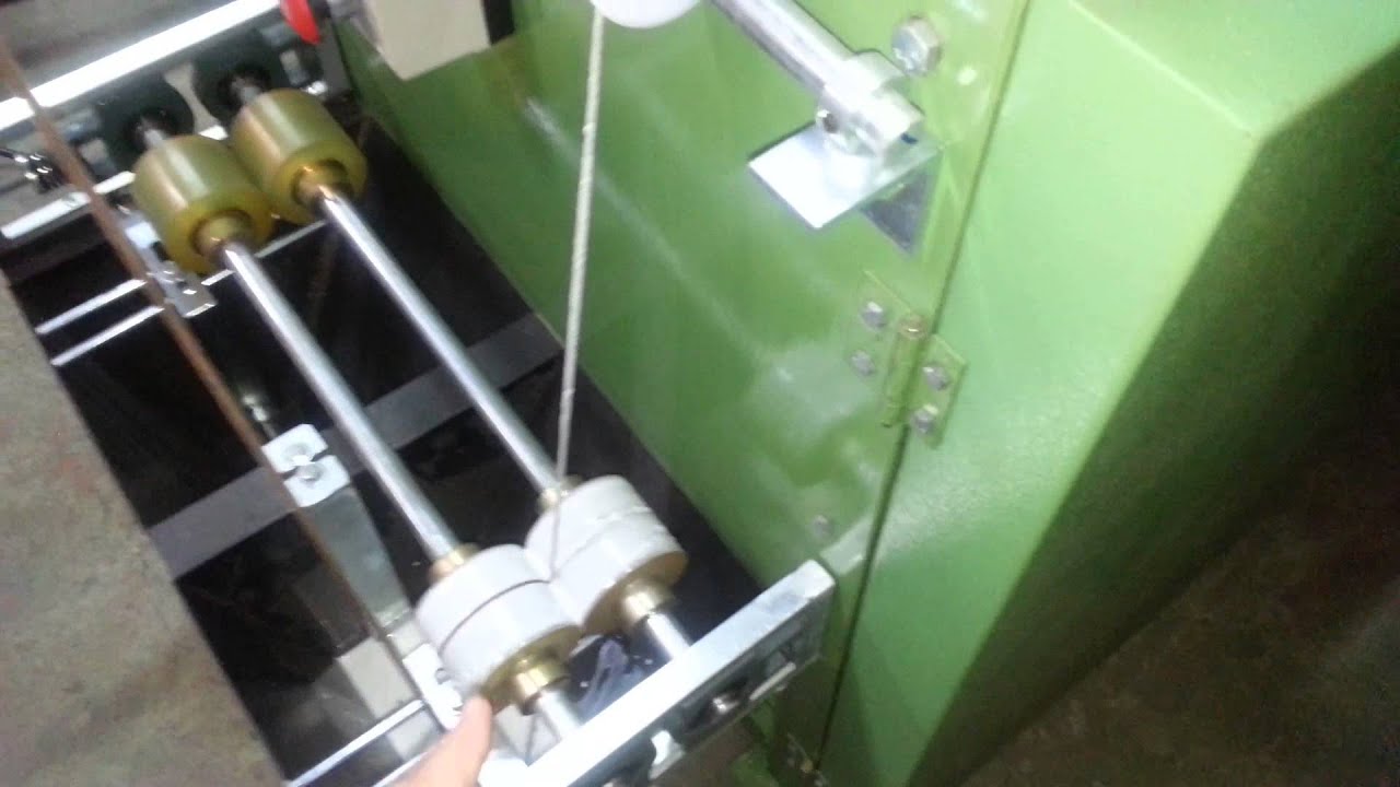 The process of WAXING machine running - YouTube