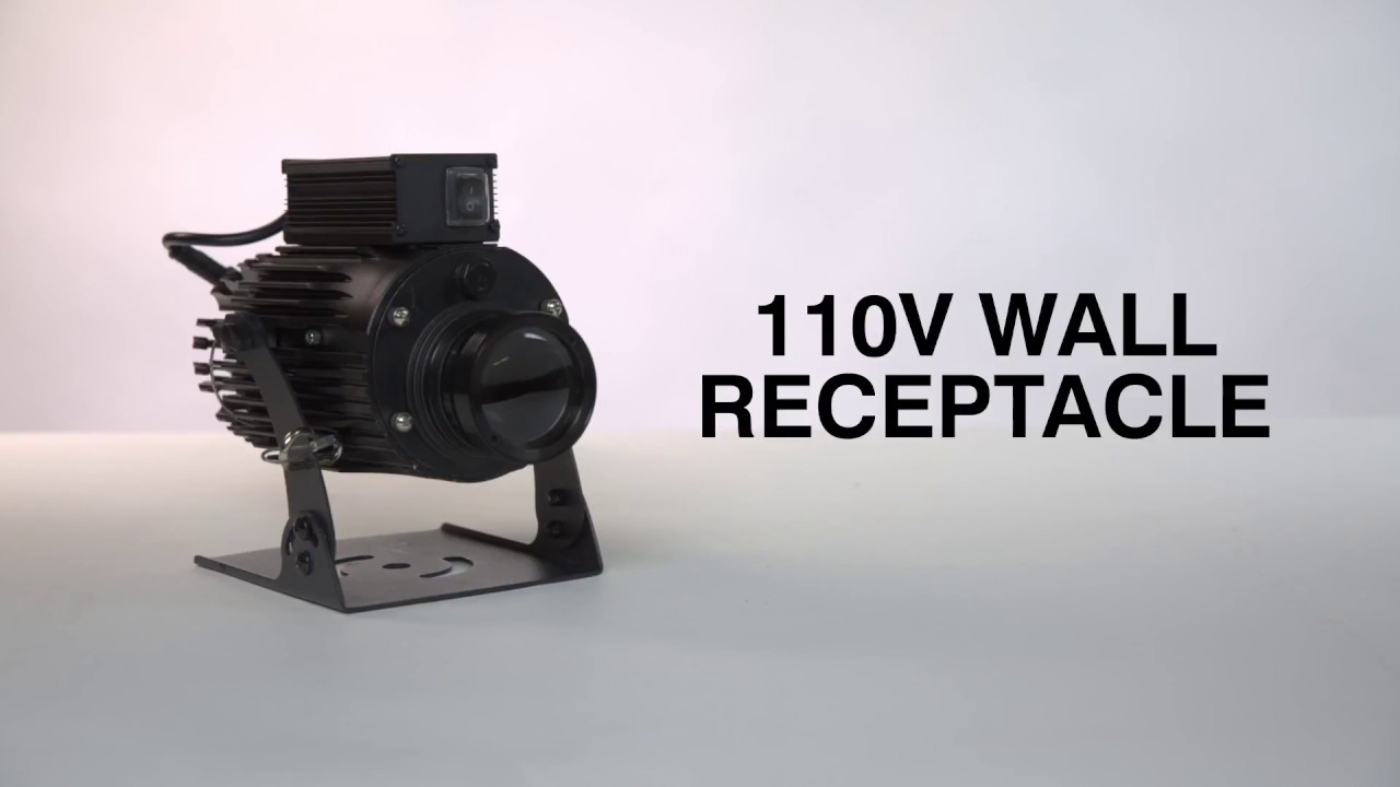 Safetycal LED Sign Projector - YouTube