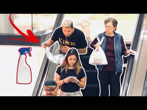 SNEEZING ON PEOPLE PRANK!
