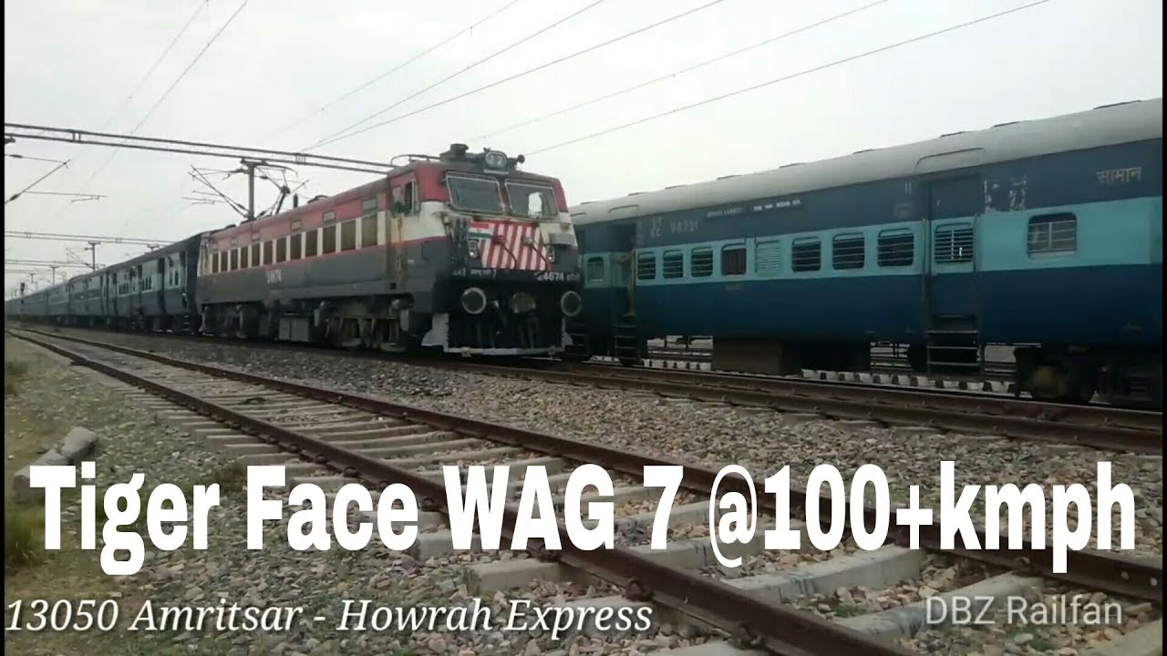 13050/Amritsar - Howrah Express (PT) !! Powerd by LDH Tiger Face WAG 7 ...